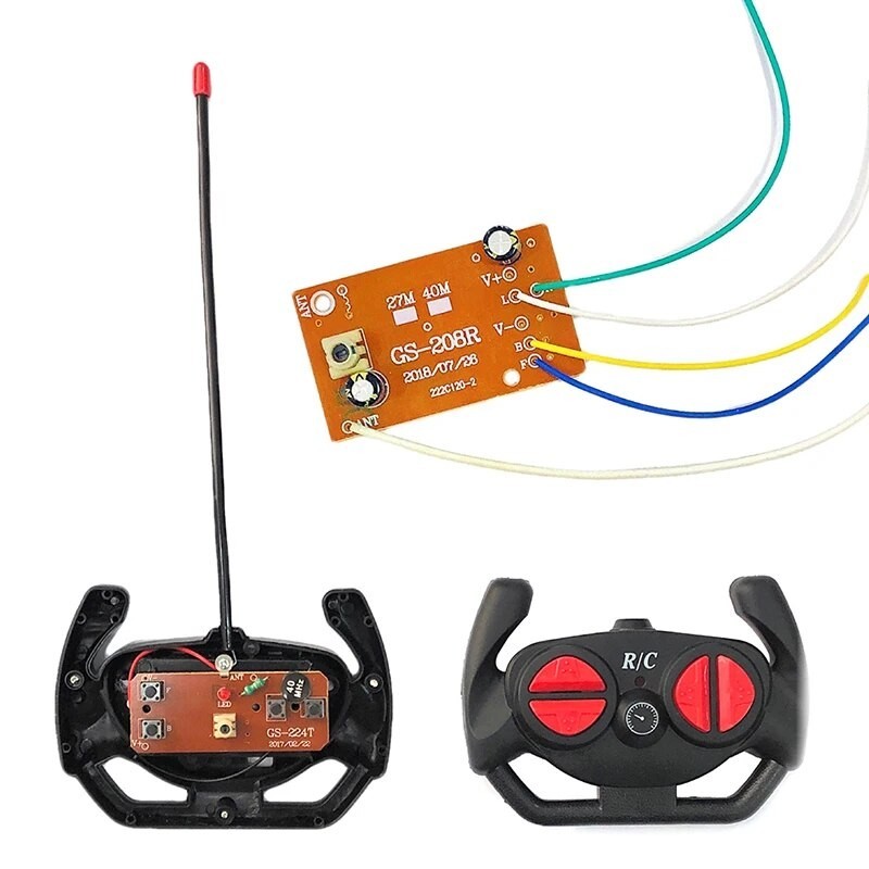 4ch 27MHZ Transmitter Receiver Set Remote Controller Main Board Kit for ...