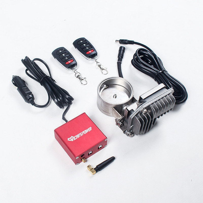 Top quality electric 304 valve kit red control box exhaust cutout for ...