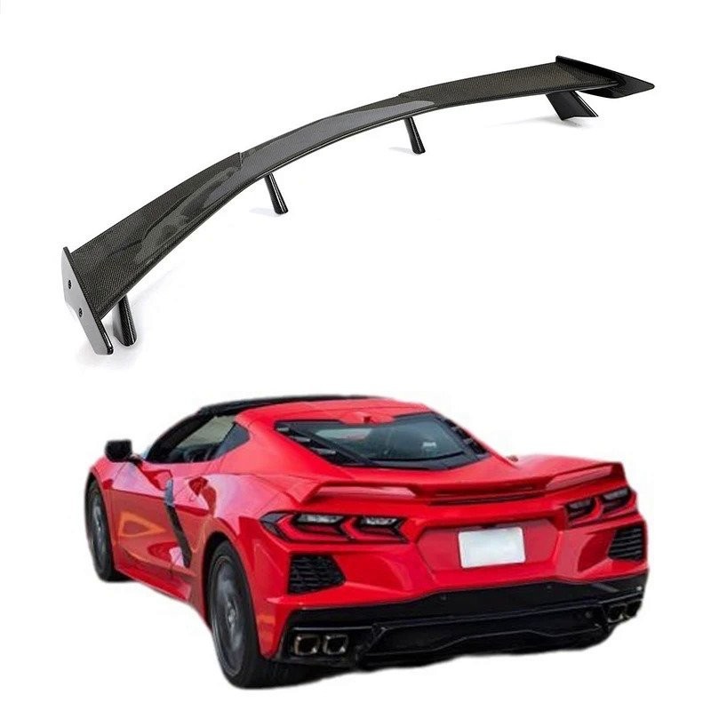 YRGA Universal Rear Spoiler Roof Spoiler Wing Carbon Fiber ABS Rear ...