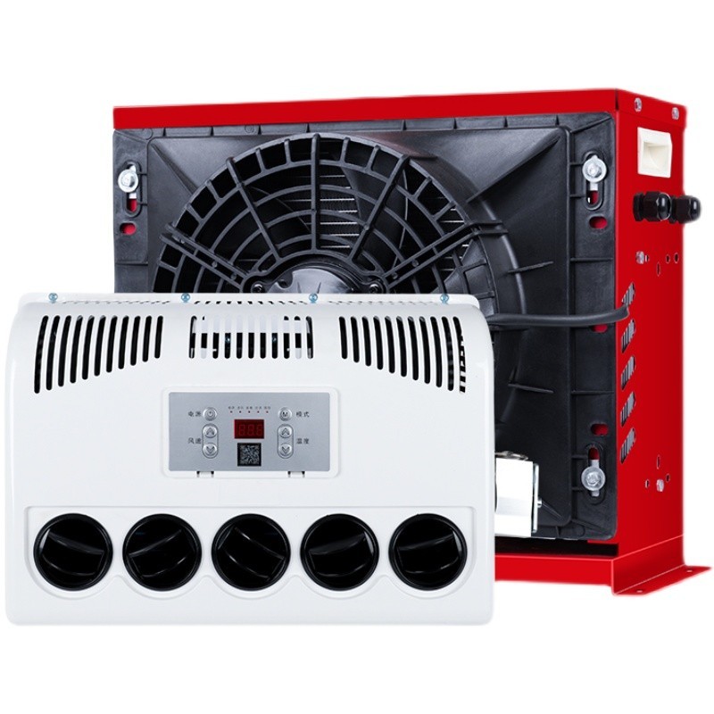 mini car air conditioner aire acondicionado auto ac evaporator parking ...