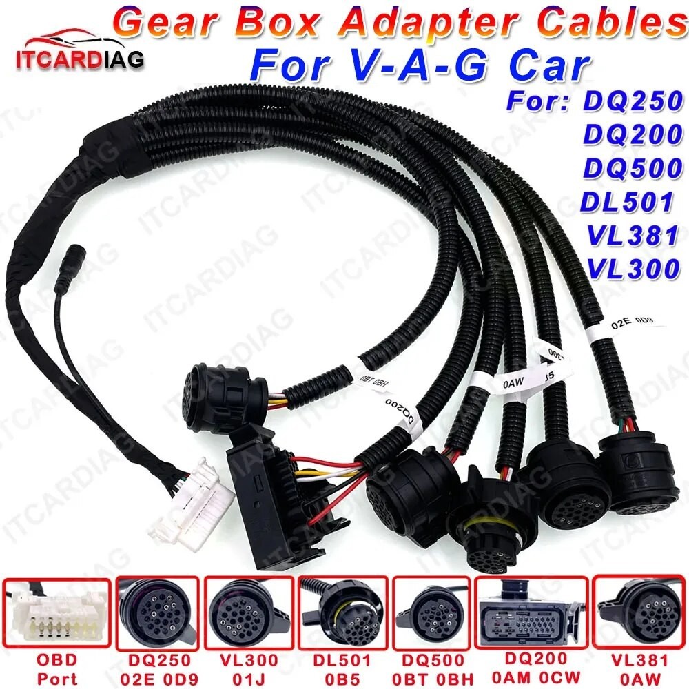 Gear Box GearBox Adapter Cable For V-AG OBD2 Converter Cable For DQ250 ...