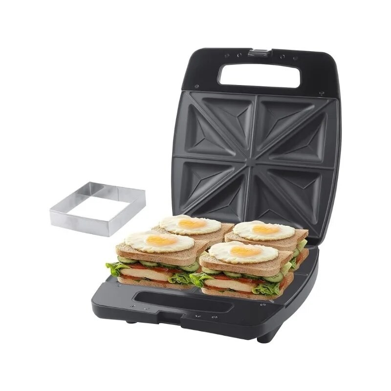 Electric Sandwich Toaster Press, Grilled Cheese Maker with Non Stick ...