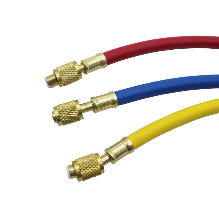 A/C R134A Three-color Freon Pipe Charging Hose Tubes for R134a R22 ...
