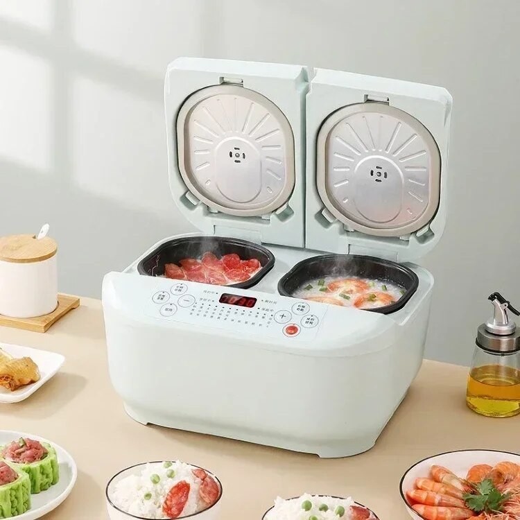 Household Multi-function Dual-drain Dual-control Smart Rice Cooker Riz ...