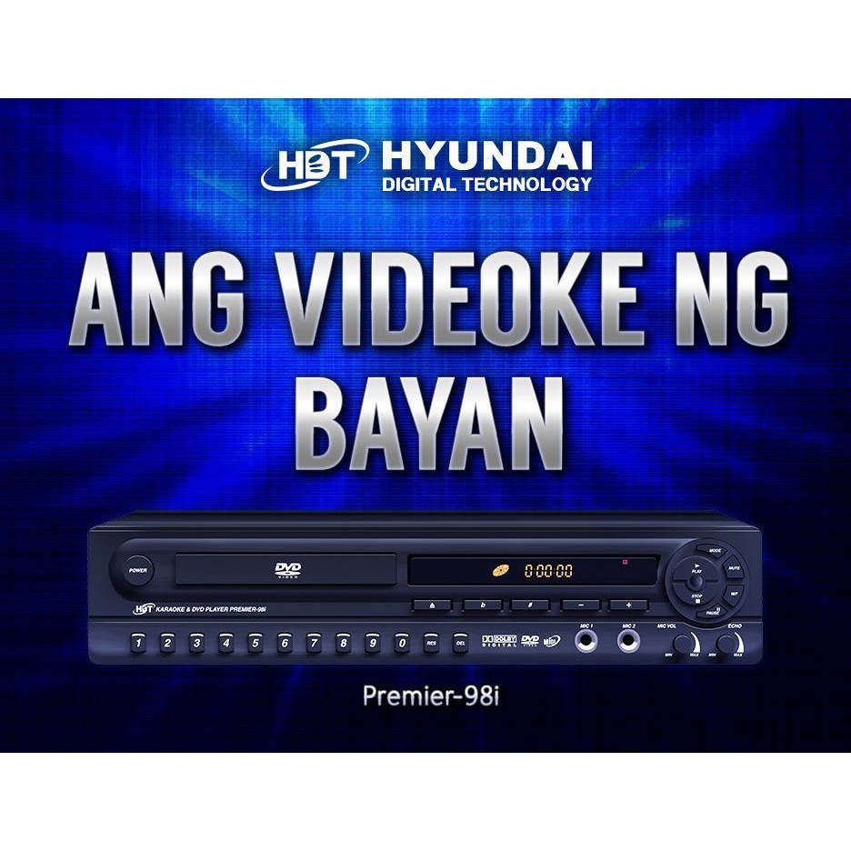 [5837]HDT Hyundai Digital Technology 2 in 1 Karaoke Player + DVD Player ...