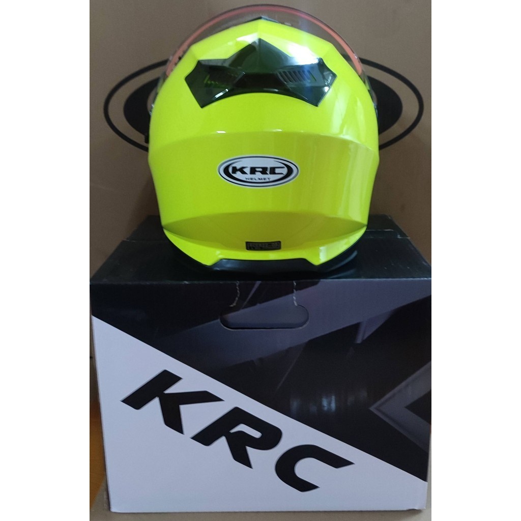 quality goods 322 Face Helmet KRC Full Dual Visor | Shopee Philippines
