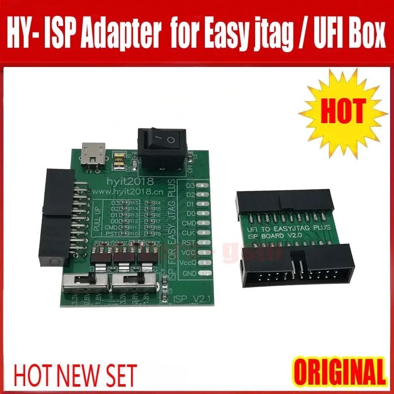 New HY- ISP ISP eMMc adapter tool supports Easy Jtag or UFI Box to ...