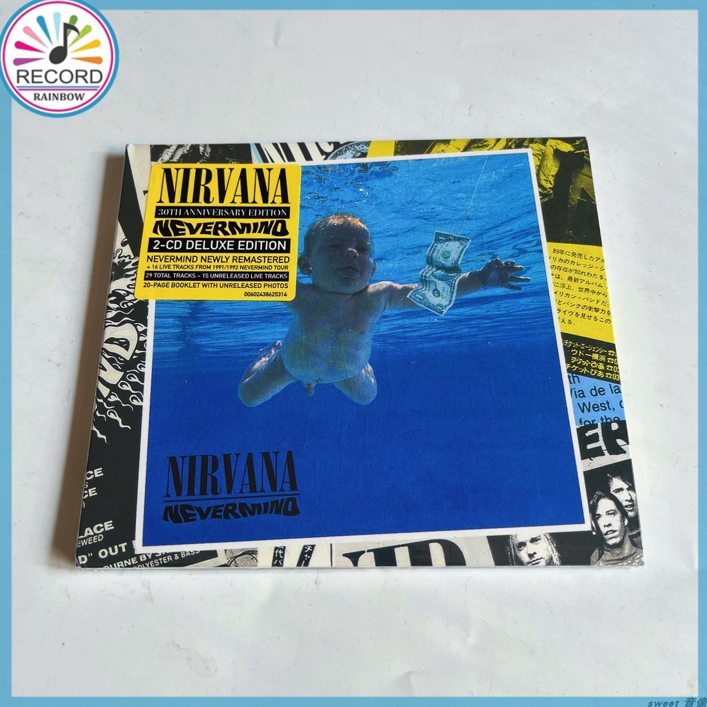 Original Nirvana Nevermind 2CD Brand New Album [Sealed] | Shopee ...