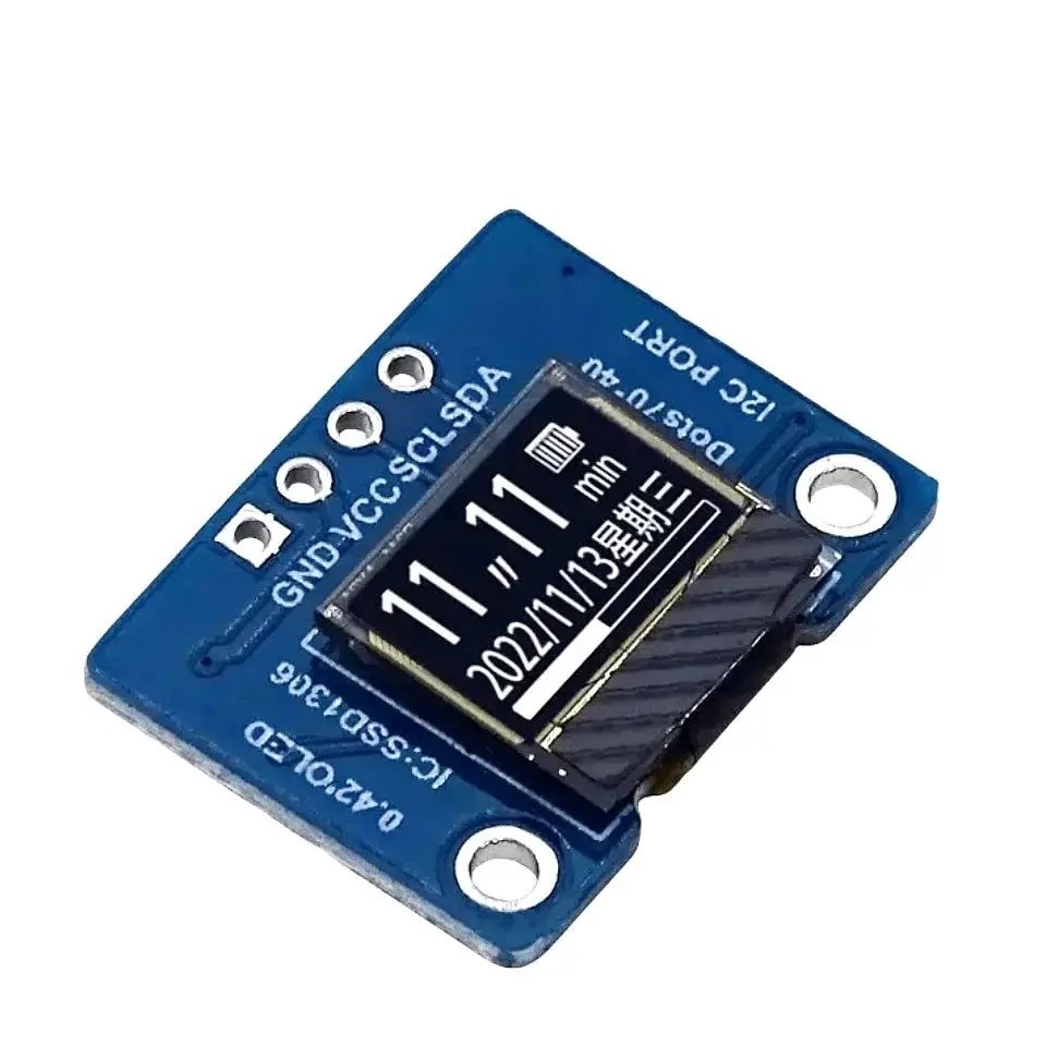 0 42 Inch White Oled Display Lcd Module 72x40 Serial Screen White Color