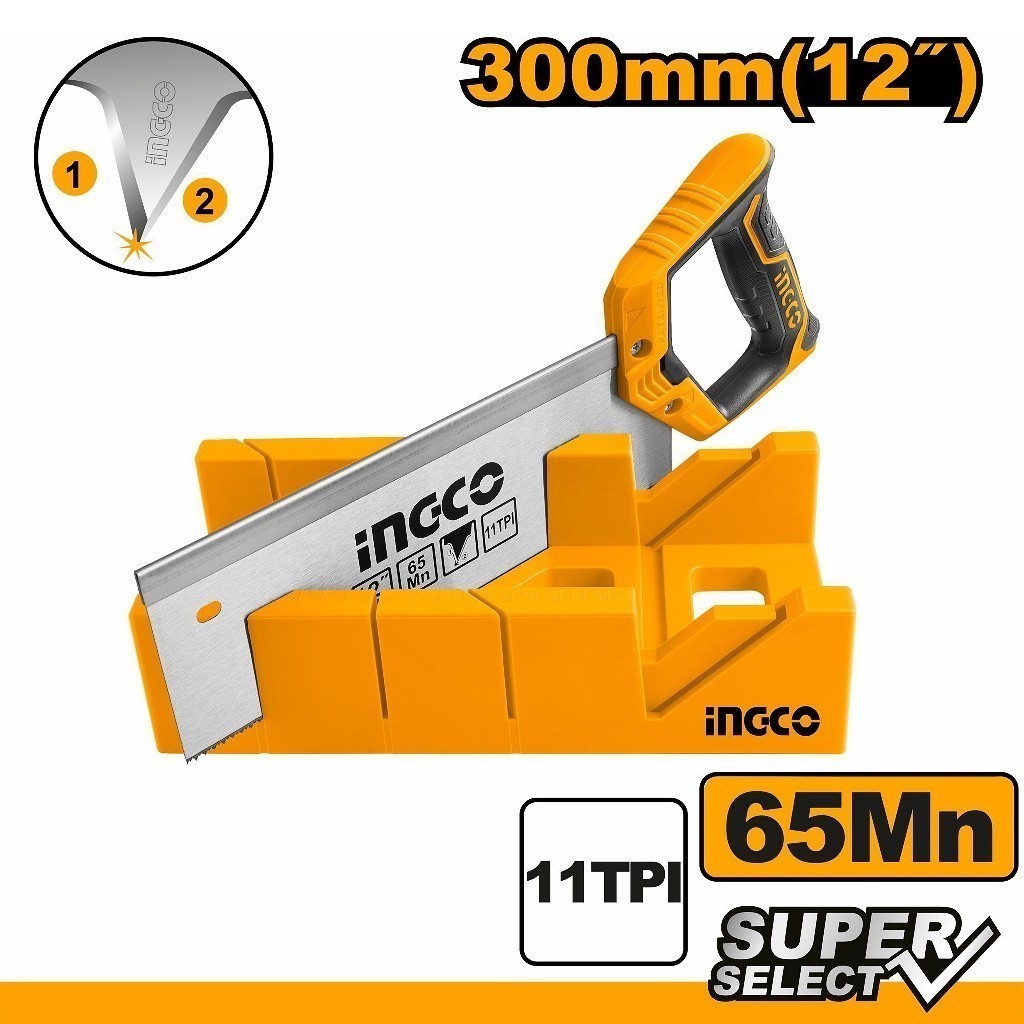Ingco by Winland Miter Box Mitre Saw and Back Saw Lagari ING-HT ...