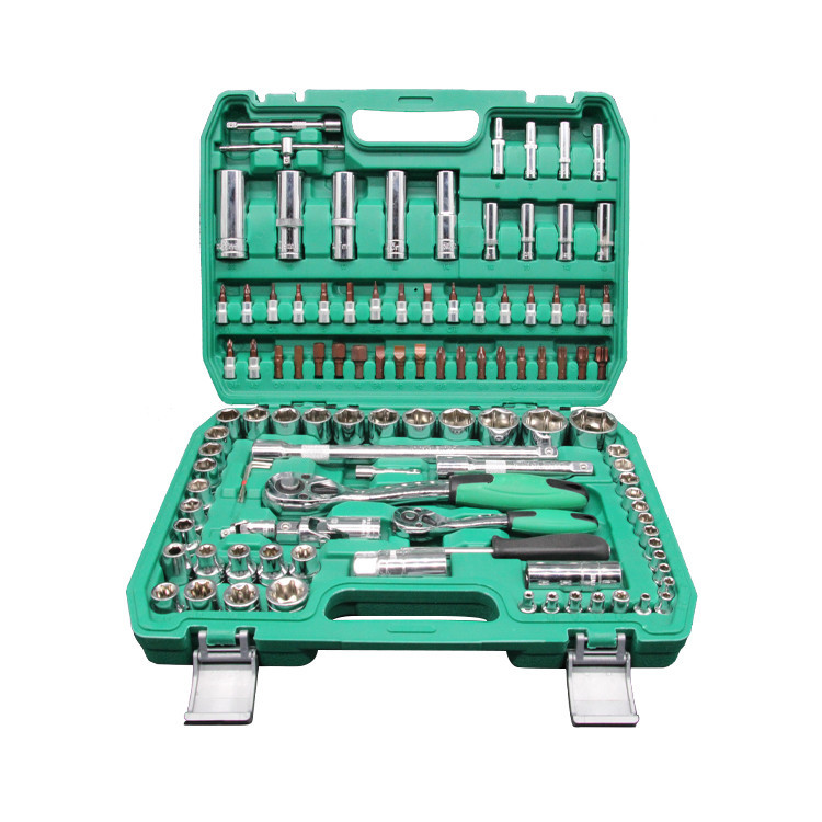 Factory Price 108 Pcs 1/2 1/4 Wrench Taparia Socket Set Tool Kit With ...
