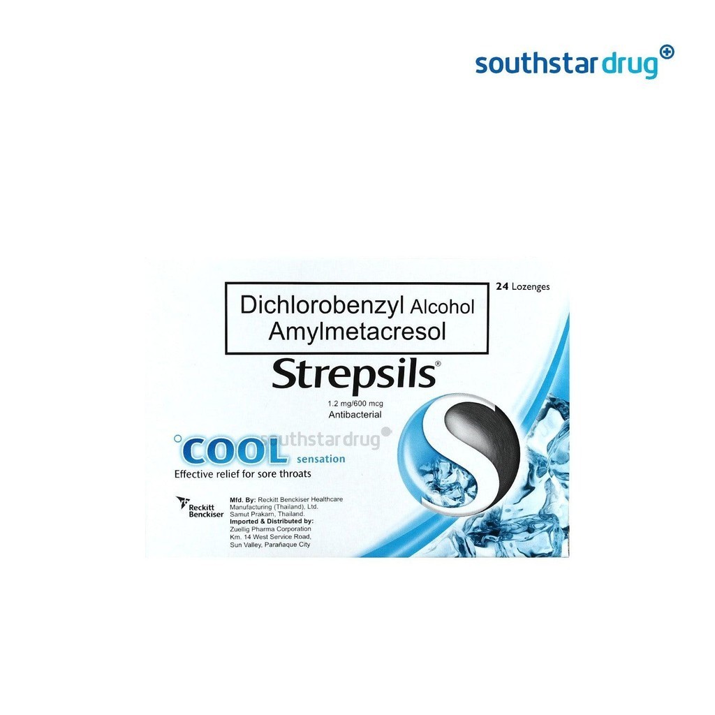 Strepsils Cool Sensation Lozenge - 24s | Shopee Philippines