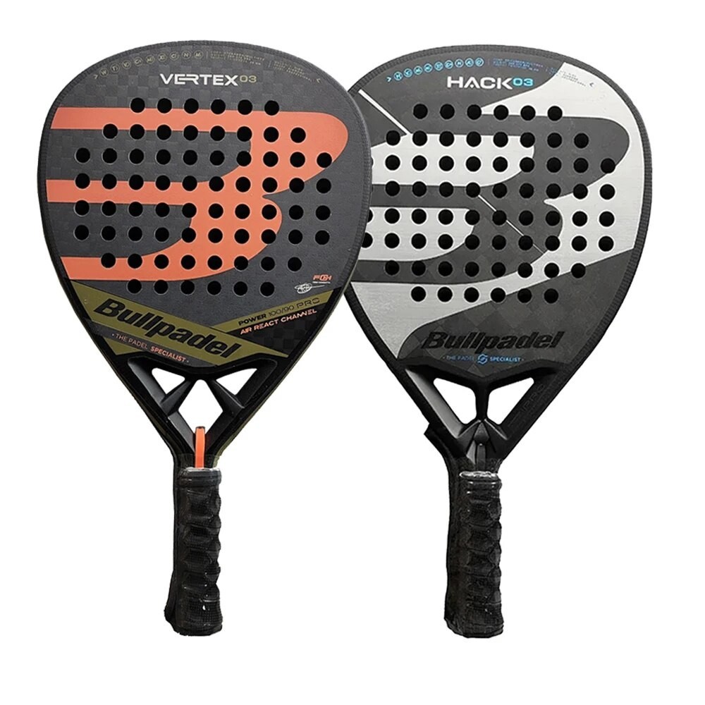 Padel Tennis Racket Professional Soft Face Carbon Fiber Soft EVA Face ...