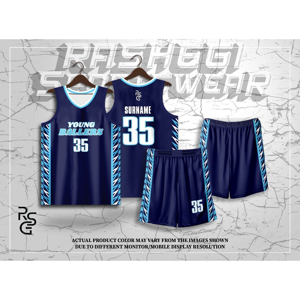 2024 RSG Customized Jersey Full Sublimation Young Ballers | Shopee ...