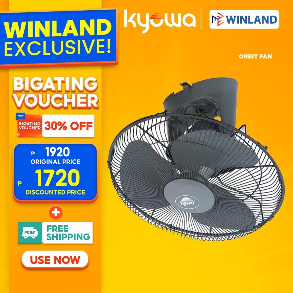 Kyowa by Winland 16inches Ceiling Orbit Fan | Electric Fan KW-6800 ...
