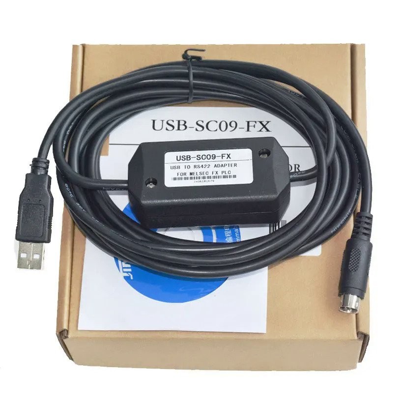 USB-SC09-FX For Mitsubishi PLC Programming Cable FX0N FX1N FX2N FX0S ...