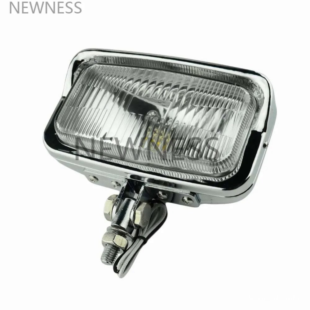 Motorcycle Square Headlight Classic Retro Twin Headlight Rectangular ...