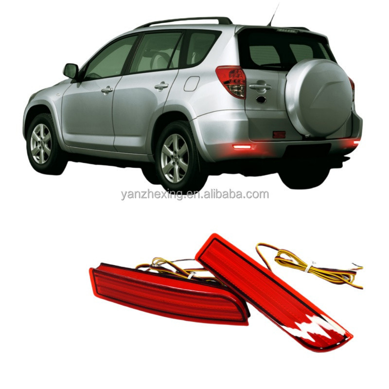 YZX LED Rear Bumper Reflector Brake Light Fog Lamp Fog Light Car ...