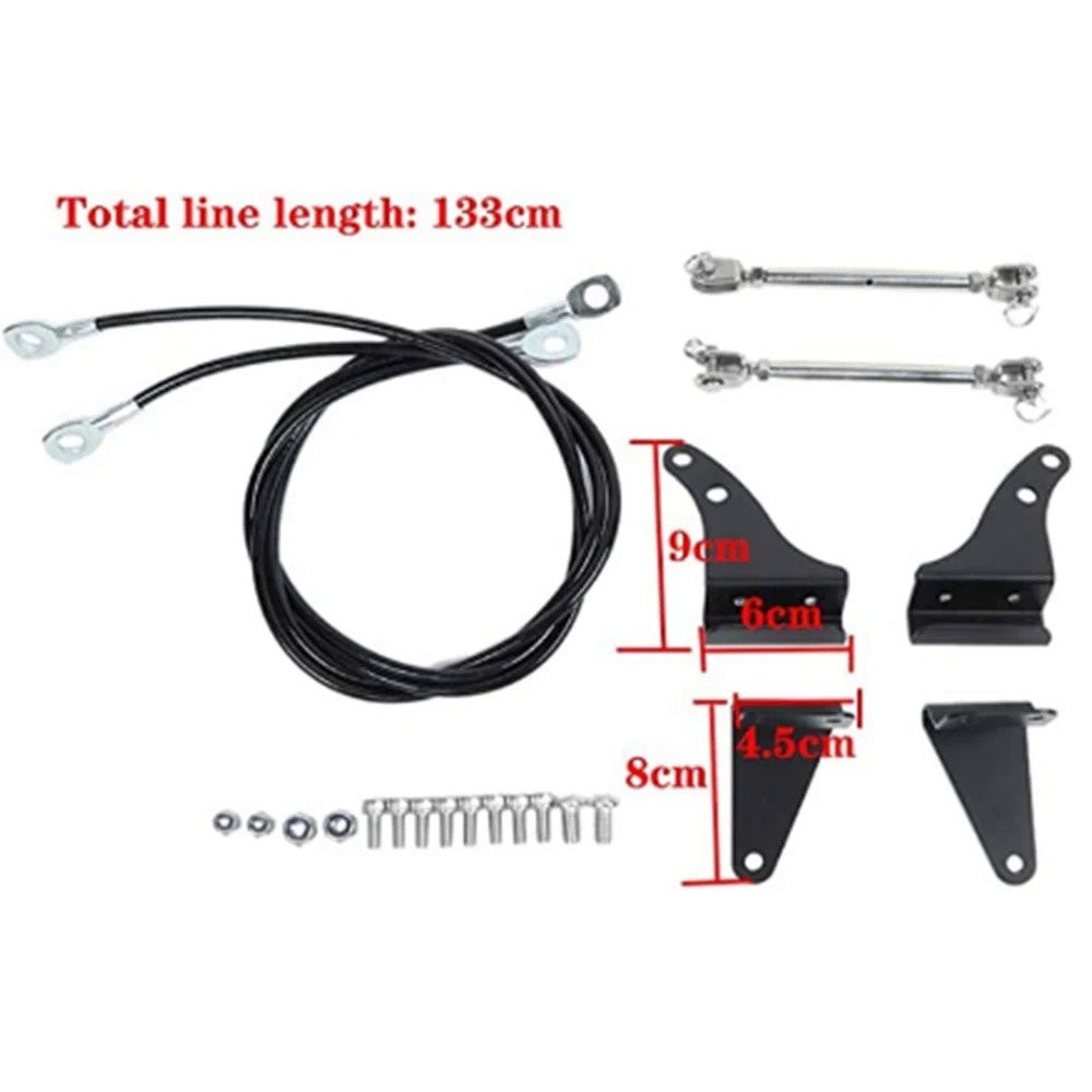 Car Limb Risers Kit Obstacle Eliminate Rope Protector for Suzuki Jimny ...