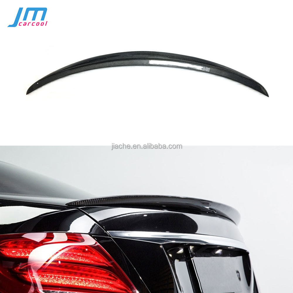 E Class Carbon Fiber Rear Spoiler Trunk Wing For Mercedes Benz W213 4 ...