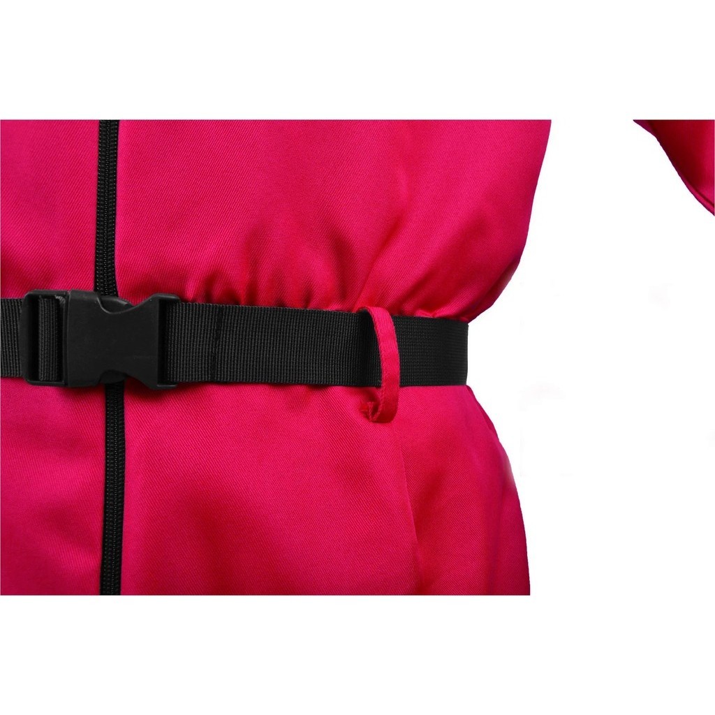 Red Soldier Costume Kids Adult Cosplay Jumpsuit Logo Face Square Circle ...