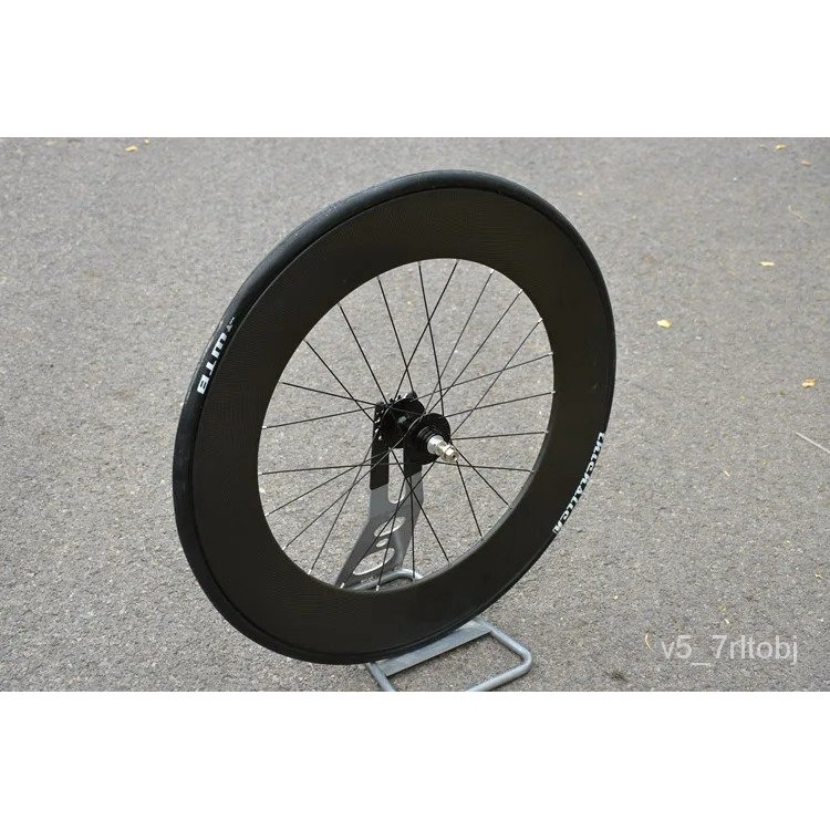 88MM Fixed Gear Bike Wheels 700C Carbon Fiber Clincher Fixie TRACK Wheelset Single Speed Bike ...