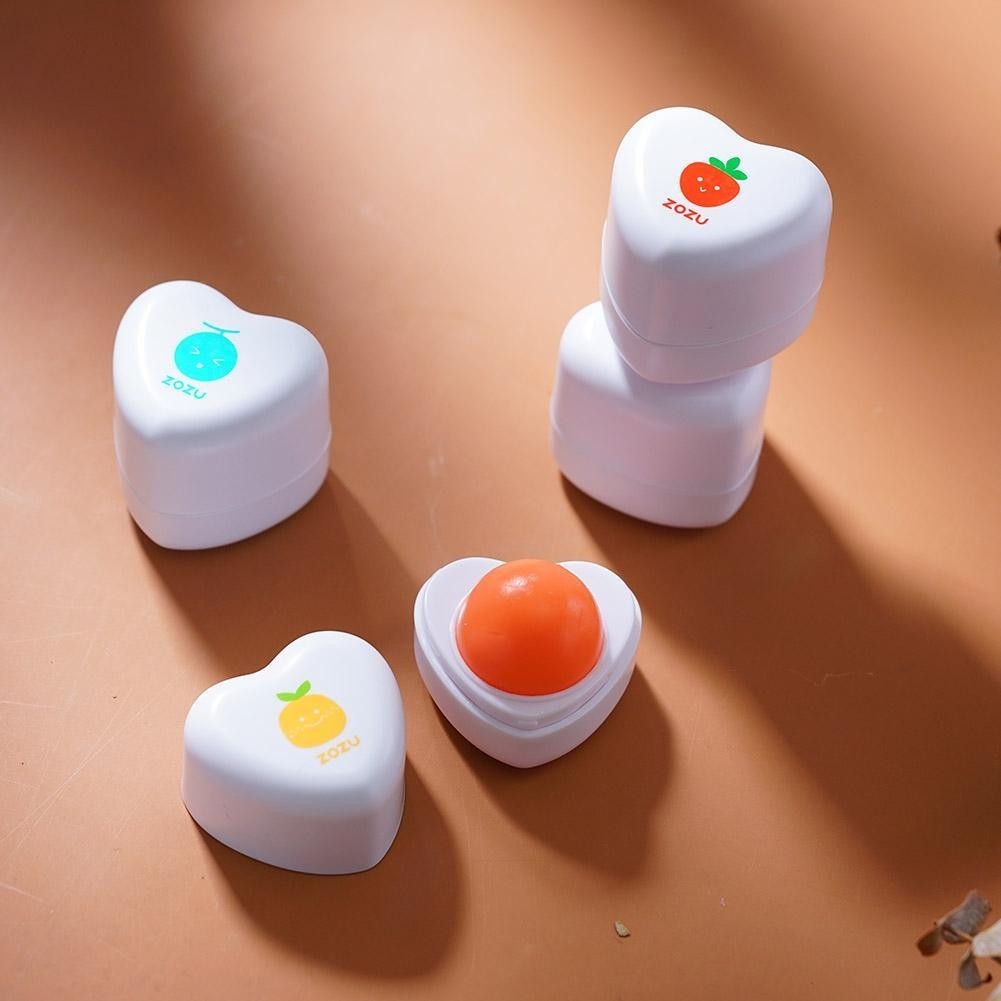 Cute Pudding Fruity Ball Shape Lip Balm Strawberry Skin Lipstick ...