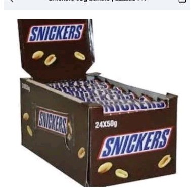 snickers chocolate bar 45 grams (24 pcs/box) | Shopee Philippines