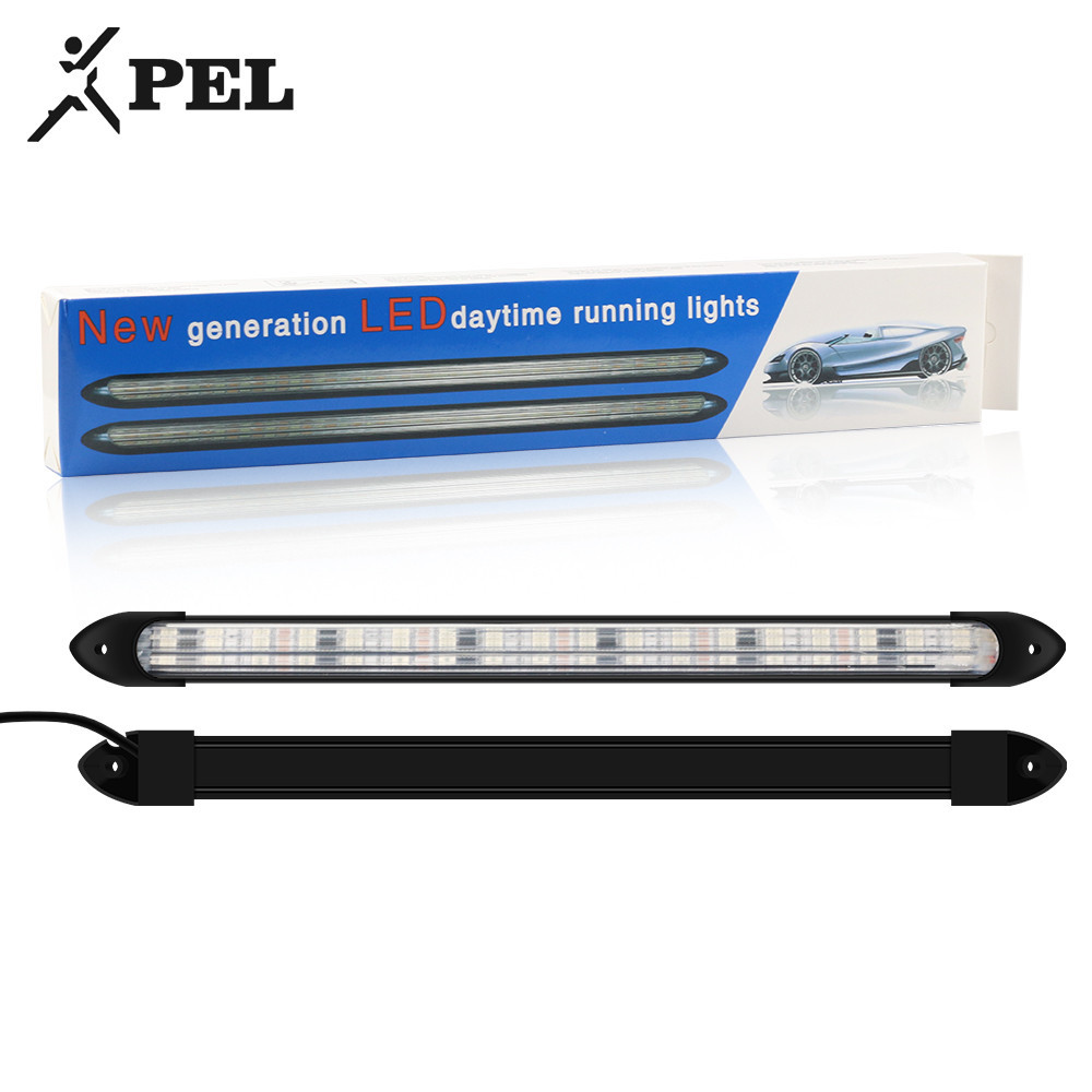 PEL Universal DRL RGB Scan 12v led Headlight Strip Light DRL LED ...