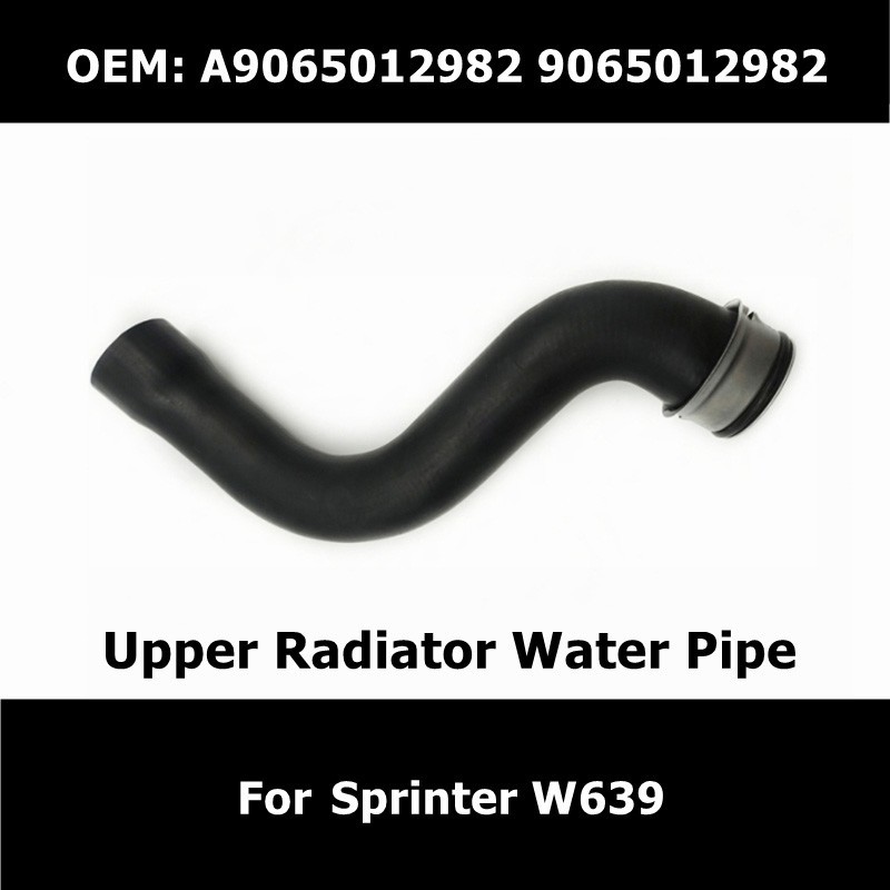 【Engine Upper Radiator Pipe Coolant Water Hose A9065012982 For Mercedes ...