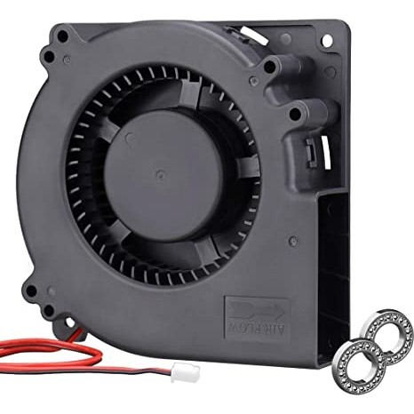 12032 24V 50CFM 120mm x 32mm Brushless Cooling Blower Fan 12V DC Dual ...