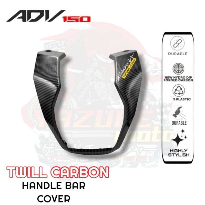 NEW!! Honda adv 150 hydro dip carbon handle bar cover. | Shopee Philippines