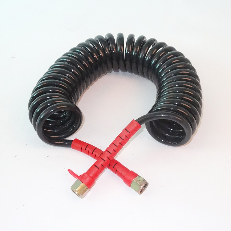 Trailer 28 Turns Coiled Spring Pipe PA12 Pneumatic Spiral Coil brake ...