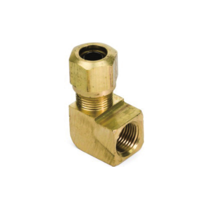 Dot Air Brake Brass Female Connector 90 Degree Elbow Truck Fitting ...