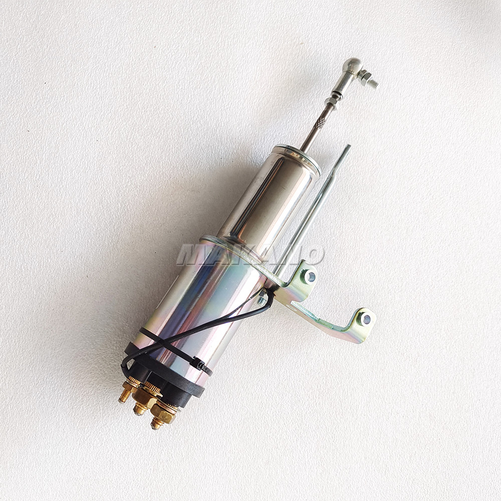 Generator Set Parts 12V Engine Fuel Shut Off Stop Solenoid Valve ...