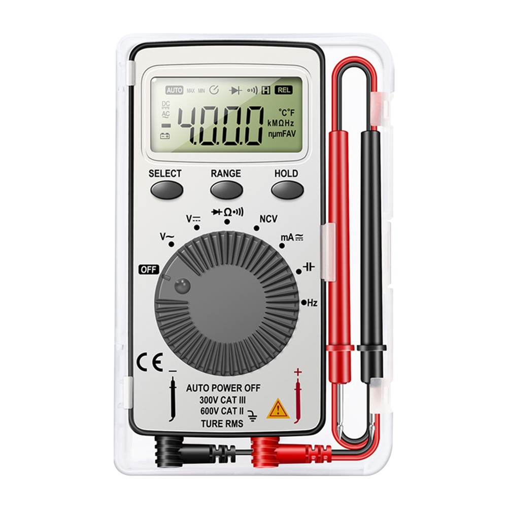 Digital Multimetro Tester DC/AC Voltage Display Multimeter Ultra Thin ...