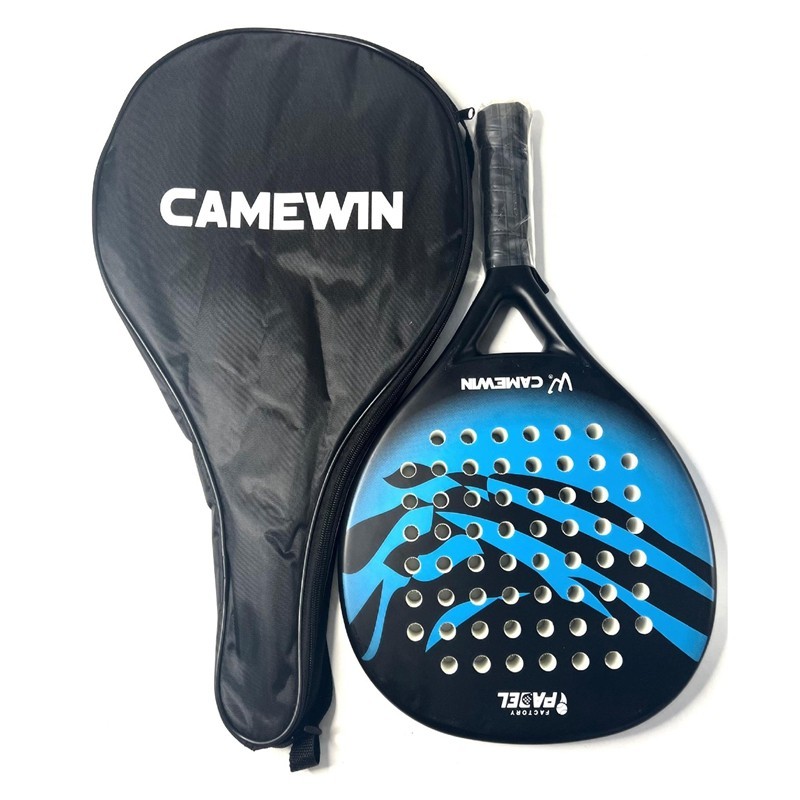 CAMEWIN Padel Racket Beach Tennis Carbon Fiber EVA Face Tennis Paddle ...