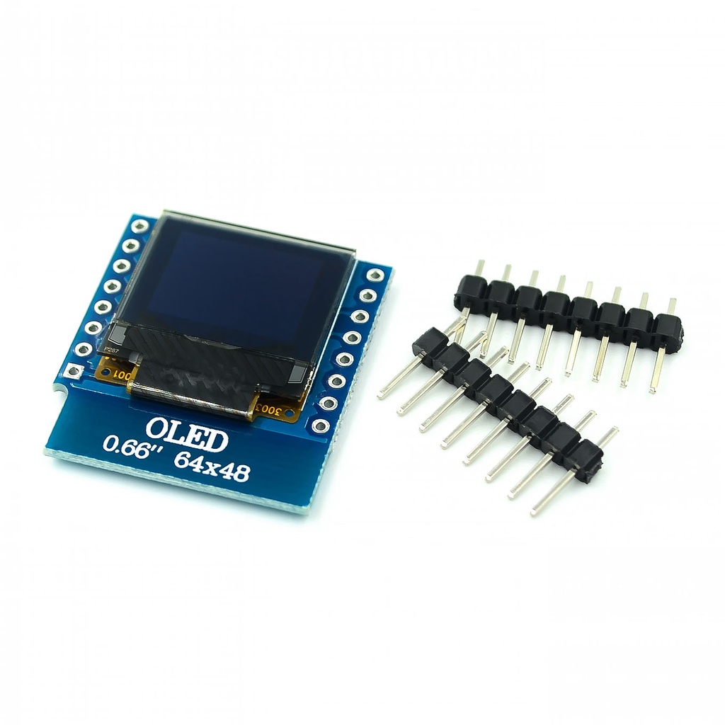 ☸0.66 inch OLED Display Module for WEMOS D1 MINI ESP32 Module Arduino AVR STM32 64x48 0.66 ...