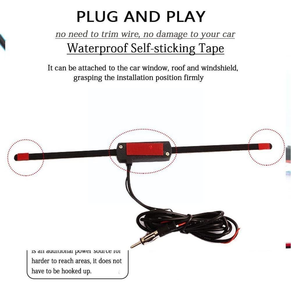 웃Universal Car Windshield AM FM Radio Antenna Signal Antenna Active ...