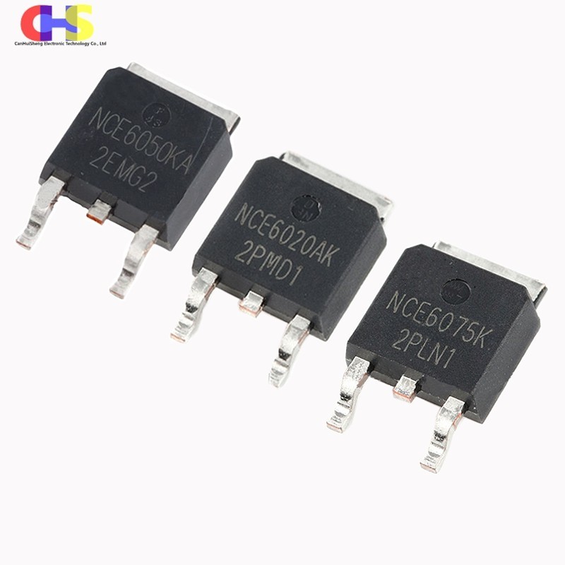 10pcs NCE6020AK NCE6050K NCE6075K NCE6080K NCE7075K NCE7560K TO-252 MOSFET Field-effect ...