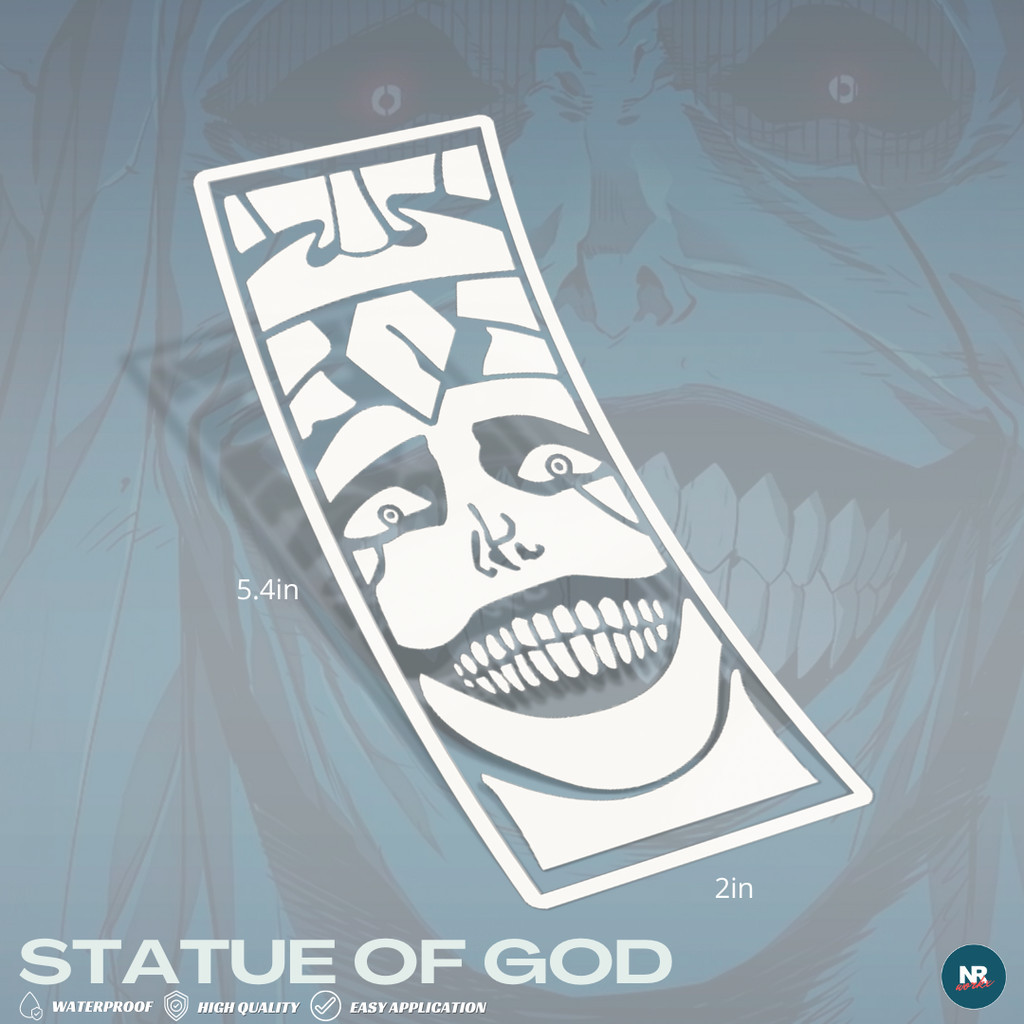 Statue of God Solo Leveling Vinyl Decal Anime Sticker | Shopee Philippines