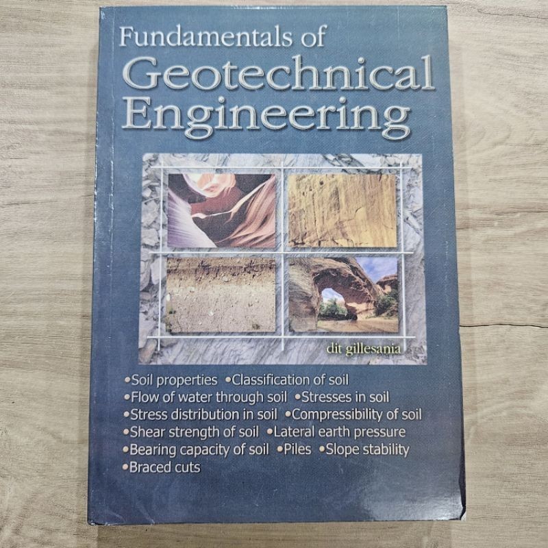 Fundamental of Geotechnical Engineering By Gillesania | Shopee Philippines