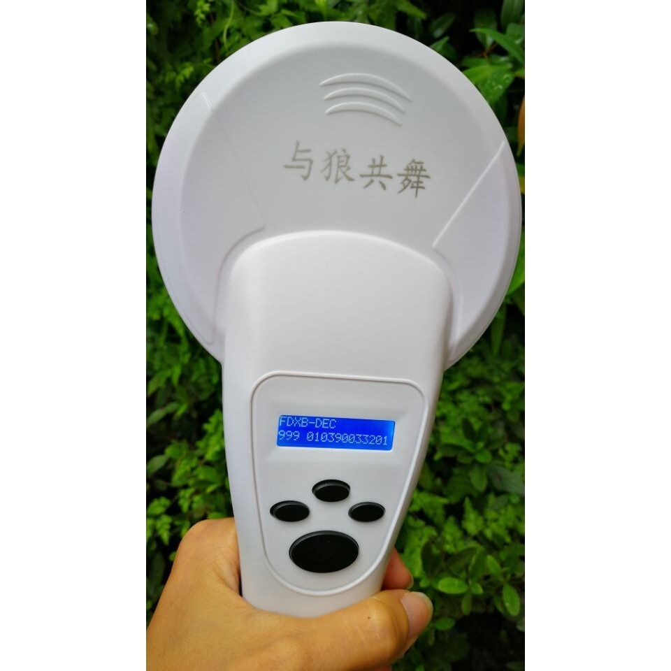 134.2KHz FDX-A/B Pet Microchip Portable RFID Scanner, Animal RFID Tag ...