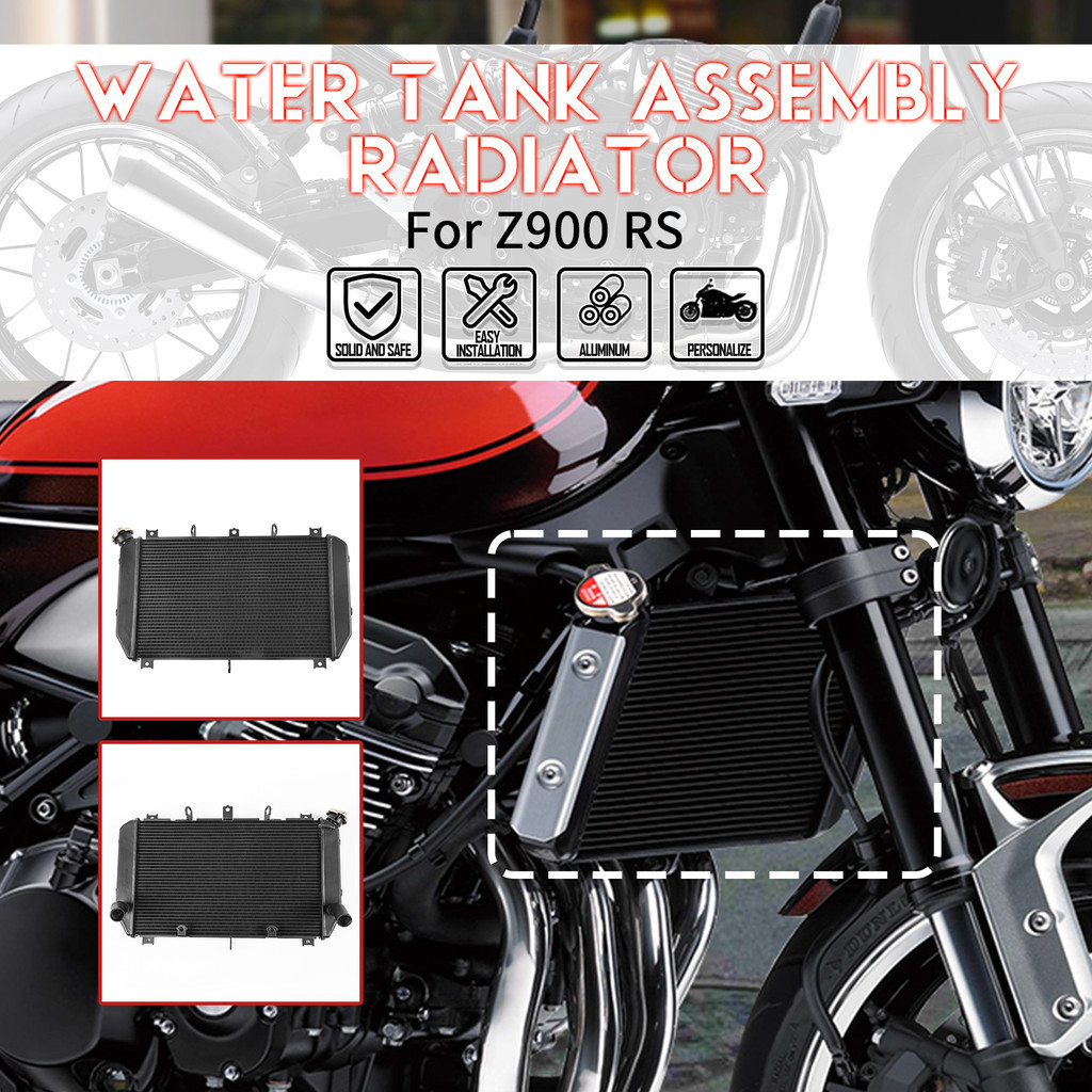 ☝Z900RS Engine Radiator Cooler Cooling System For Kawasaki Z900 RS 2018 ...
