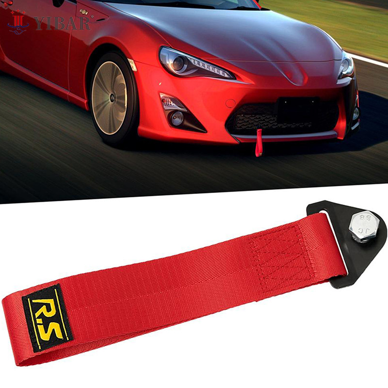 ☆Car Tow Strap Towing Rope Belt Heavy Duty Red Tow Rally Sport Drift ...