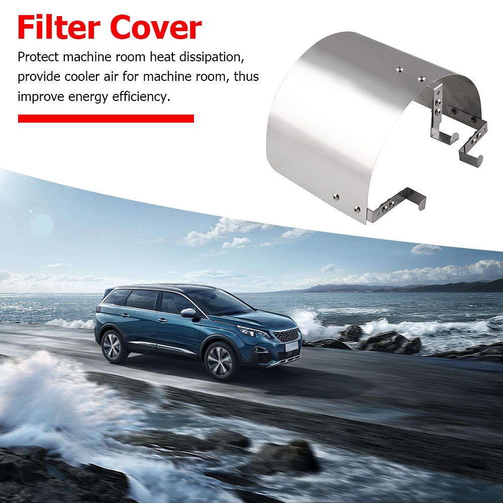 ☜Filter Heat Shield Cover Racing Car Cold Air Intake Cone for 2.5-5 ...