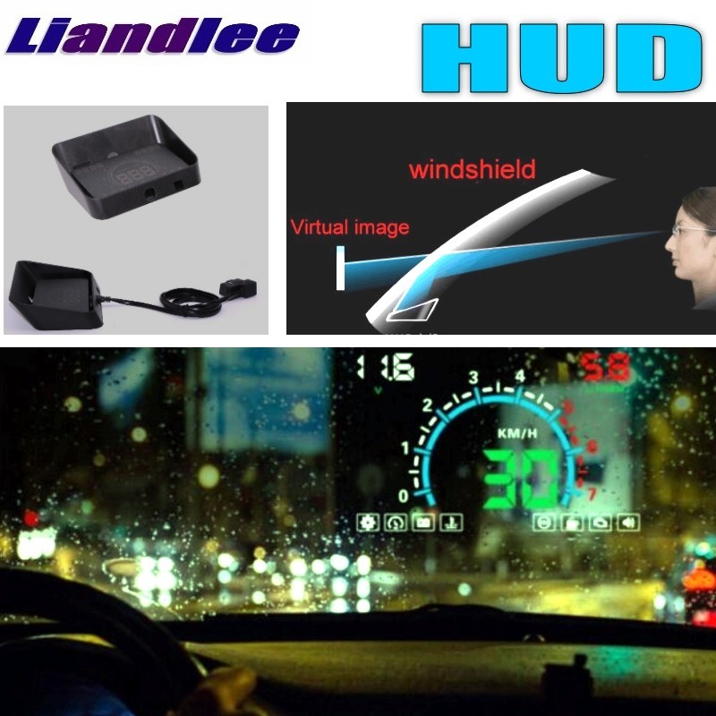 ♦Liandlee HUD For Mitsubishi Zinger Fuzion Pajero Junior Monitor Speed ...