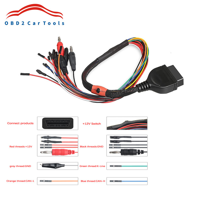☼OBD2 Diagnostic Adapter MPPS V18 OBD Breakout Tricore Cable ECU Bench ...