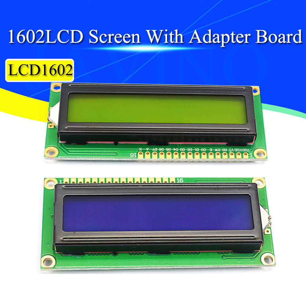LCD1602 LCD module Blue screen IIC/I2C 1602 for arduino 1602 LCD mega2560 Green screen sm,QKb ...