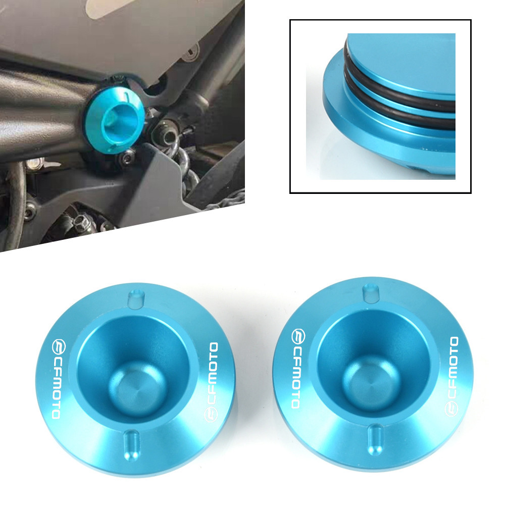 ★Motorcycle Frame Hole Cap Plug Frame Insert Swingarm bolt Cover FOR ...
